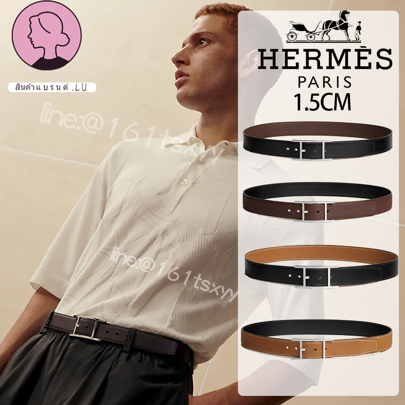 shopee ใหม่ถูกที่สุด💯ของแท้ HERMES Quentin reversible belt Width: 32 mm | Shopee Thailand