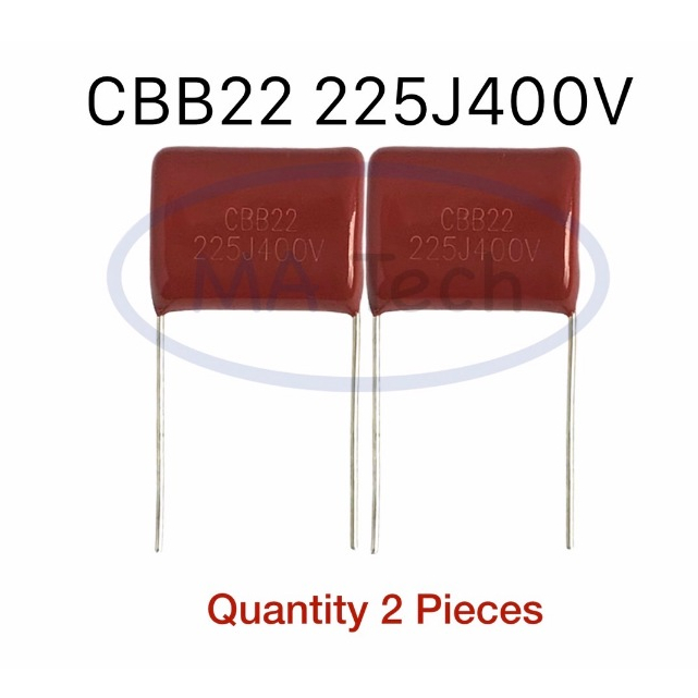 225j400V 2.2uF 400V Capacitor CBB22 400V225J 2200nF 400Vตัวเก็บประจุ ...