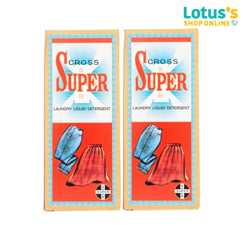 [ทั้งหมด 2 ชิ้น] ครอส ซุปเปอร์ น้ำยาซักแห้ง 450 ซีซี. CROSS SUPER DRY ...