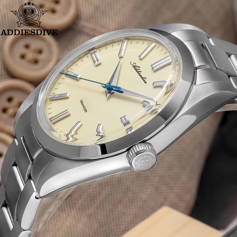 [Pre-order][ควอตซ์] Addiesdive AD2026 V.2 (Elegance) 36MM AR Dome ...