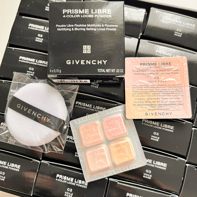🌸4x0.15g(สี03 Voile Rose)&EXP.2027🌸 Givenchy Prisme Libre Illuminating ...