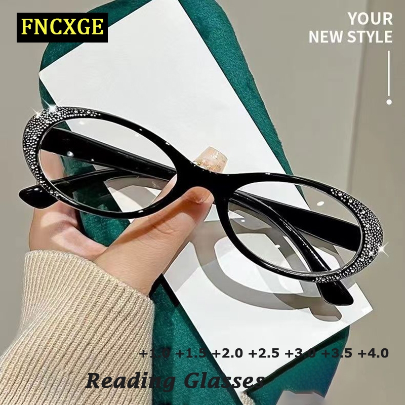 FNCXGE ผู้ชาย แว่นสายตายาว 0.0 ถึง +4.0 แว่นทรง กรอบแว่นตา Unisex แว่นตากรองแสงสายตายาว ผู้หญิง ...