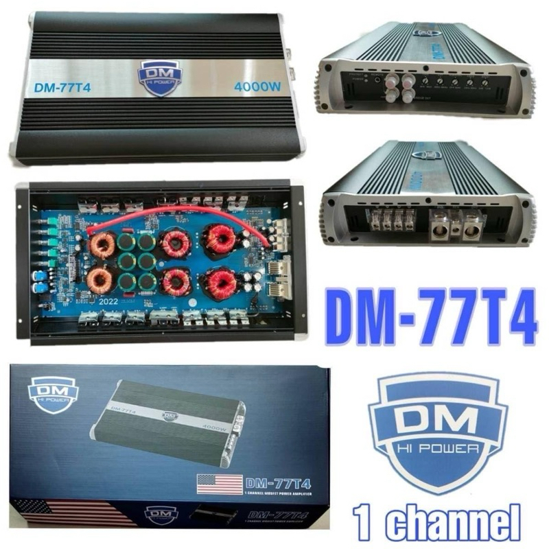 เพาเวอร์แอมป์ POWER AMP Class D DM- Hi power รุ่น DM-77T4 4000Watt max | Shopee Thailand