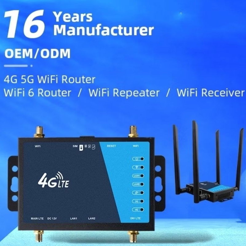 4G Wifi Router 300Mbps Industrial 4 Detachable Antenna SMA Port SIM ...
