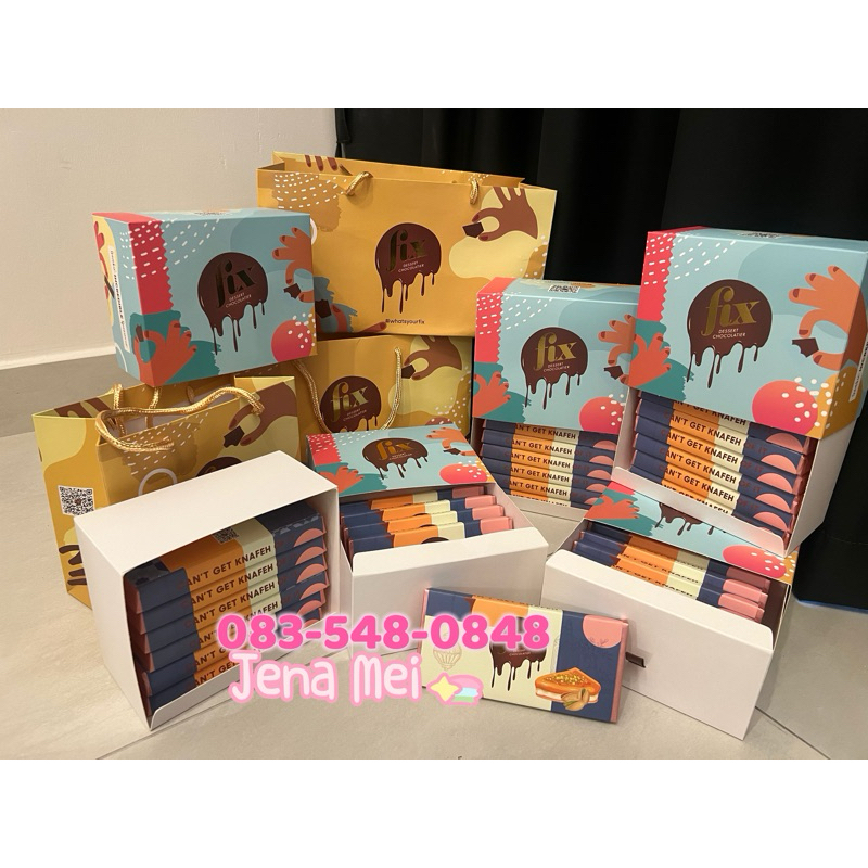 พร้อมส่ง ของเข้าใหม่!! ️ 🍫ช็อกโกแลตดูไบ Fix Dubai Chocolate ของดูไบแท้ ...