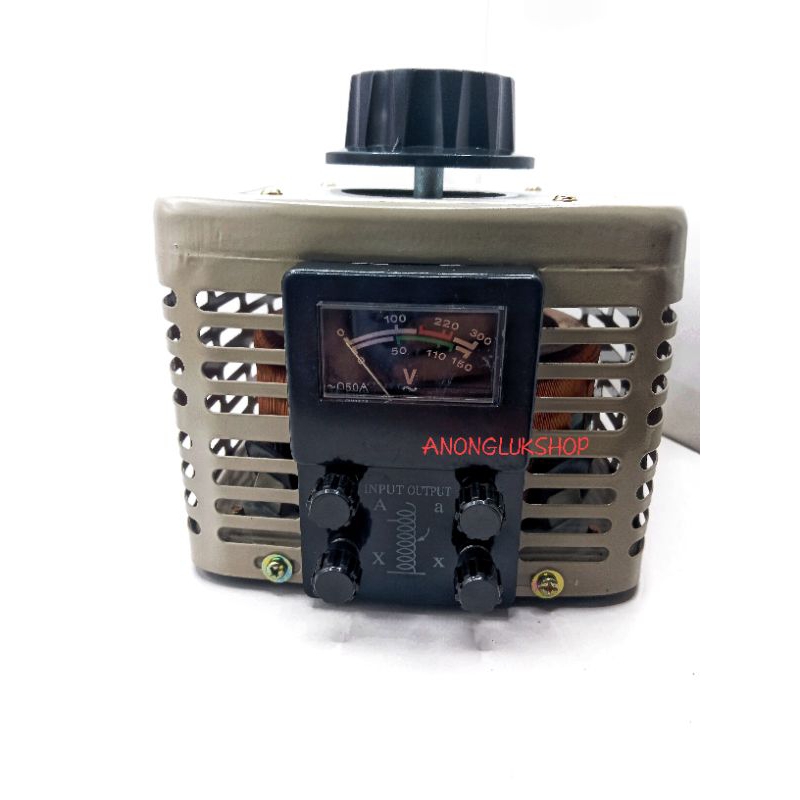 VARIAC วาริแอค 1KVA 2KVA 3KVA หม้อแปลงปรับแรงดัน หม้อแปลงไฟปรับค่าโวลต์ ชนิดแกนหมุน VARIABLE ...