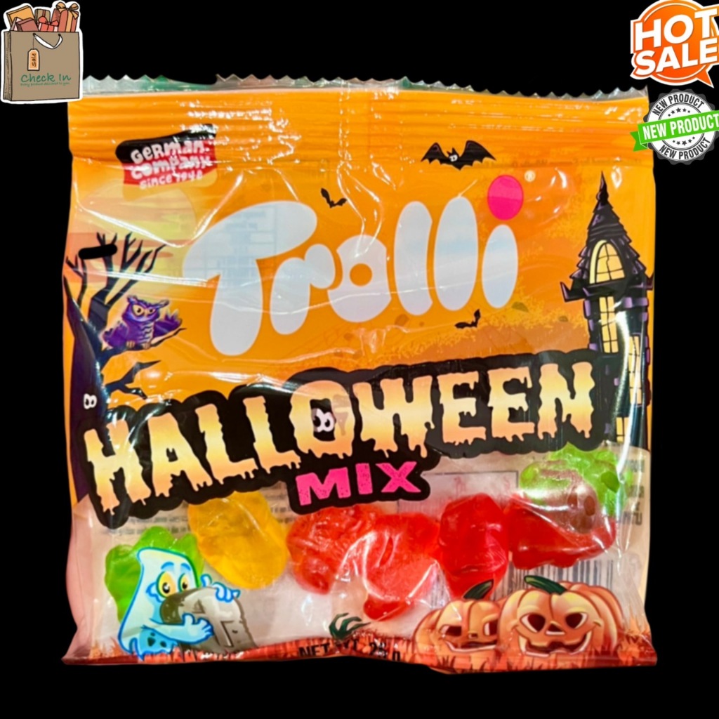 ของแท้ Trolli Halloween Mix ทรอลลี่ ฮาโลวีน วุ้นเจลาติน สำเร็จรูป กลิ่น ...
