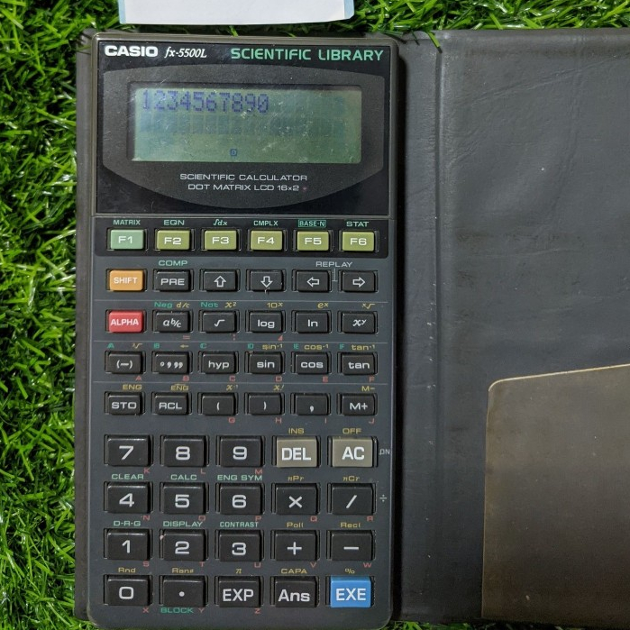 เครื่องคิดเลข Casio fx-5500L made in japan พร้อมซอง | Shopee Thailand