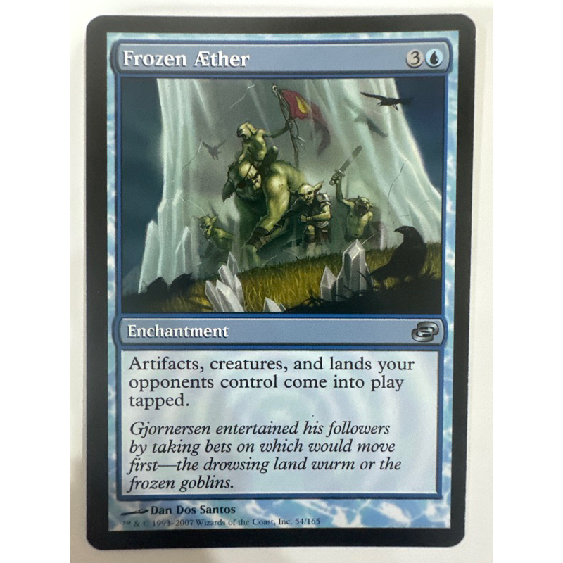 Frozen Aether ของแท้พร้อมส่ง MTG Magic the gathering Planar chaos ...