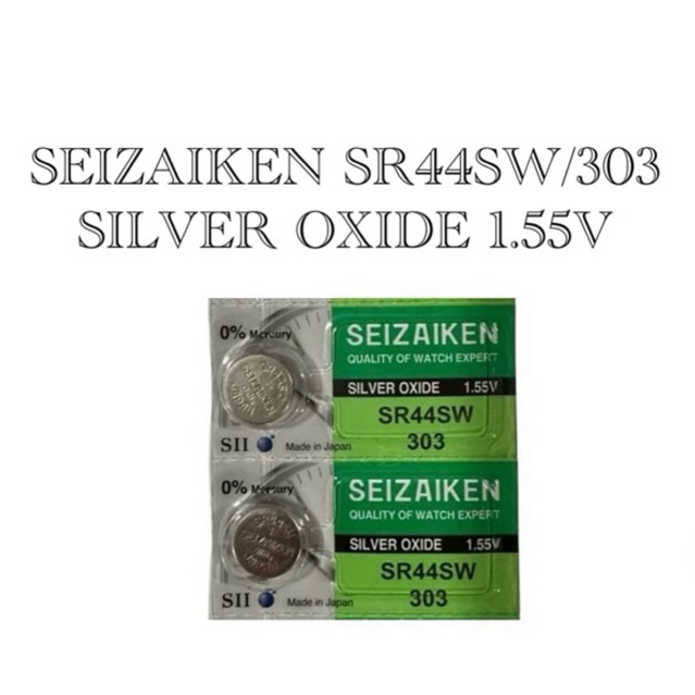 SEIZAIKEN SR44SW/303 SILVER OXIDE 1.55V ของแท้ OEM for Mitutoyo ...
