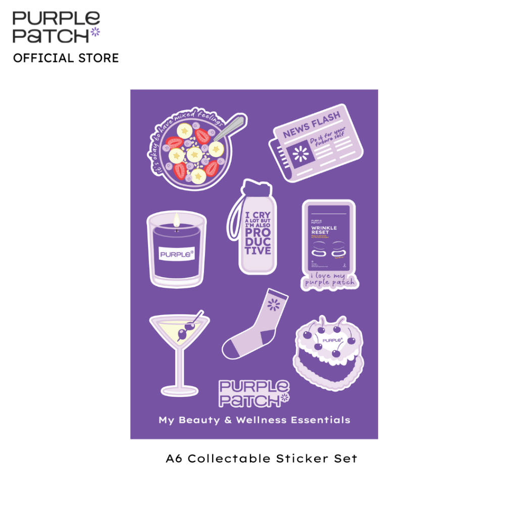 สติกเกอร์สะสม My beauty and wellness essentials sticker set_A6 | Shopee Thailand