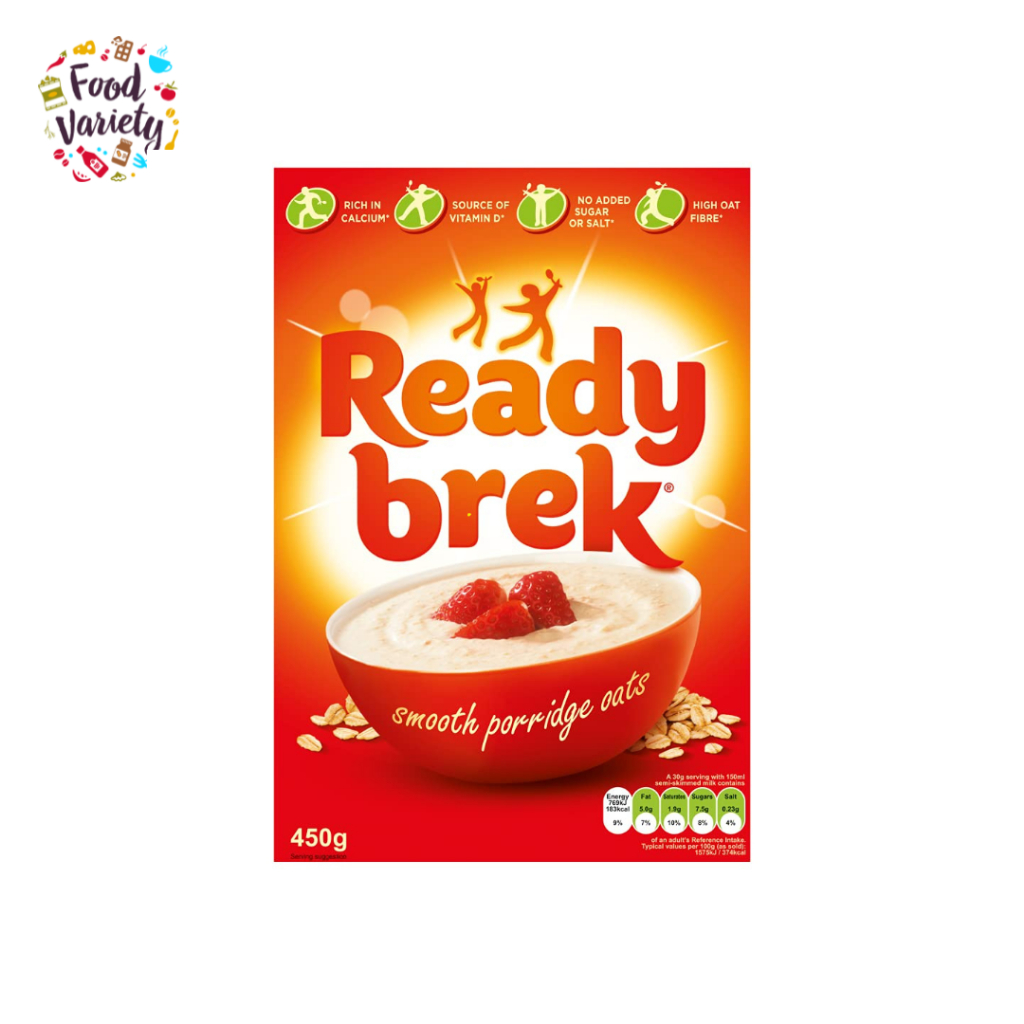 Ready Brek Smooth Porridge Oats 450g Ready Brek สมูทโจ๊กข้าวโอ๊ต 450ก ...