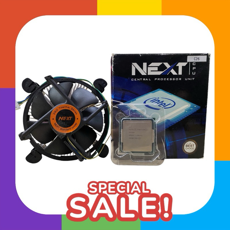CPU (ซีพียู) 1151 INTEL PENTIUM G4400 3.30 GHz มีกล่อง มีพัดลมซิงค์ | Shopee Thailand