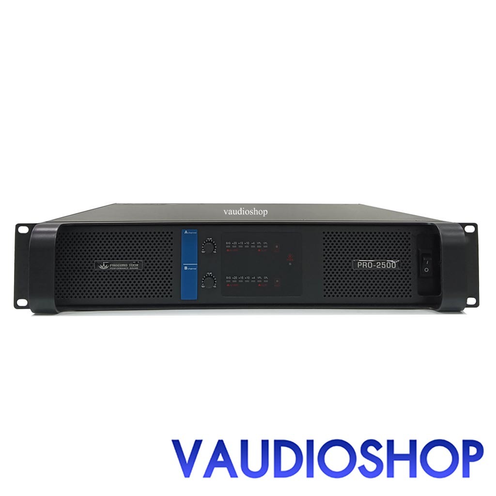 PROEUROTECH PRO-2500 (250Wx2) เพาเวอร์แอมป์ 2 แชนแนล โปรยูโรเทค PRO2500 ...