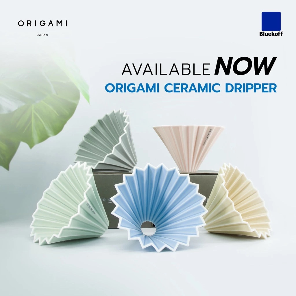 BLUEKOFF Origami Ceramic Dripper Size S ดริปเปอร์ กรวยดริปกาแฟเซรามิค ( ของแท้ 100% ส่งตรงจาก ...