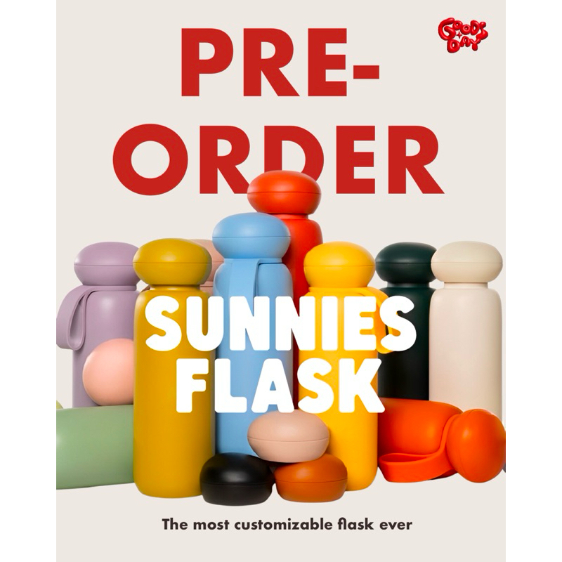 Sunnies Flask Customize กระติกน้ำเก็บอุณหภูมิ 25oz 750ml | Shopee Thailand