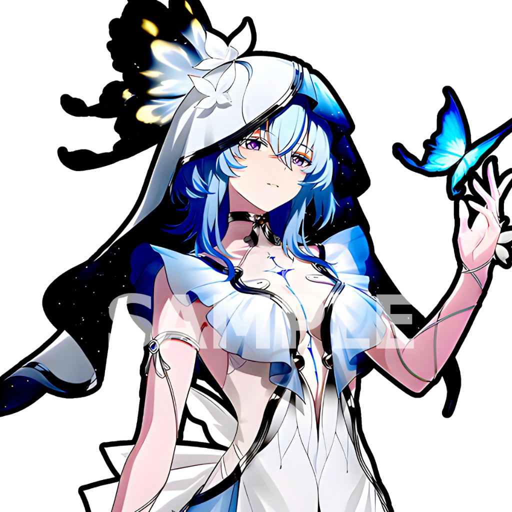 The Shorekeeper Wuthering Waves สติ๊กเกอร์ 2 แผ่น Wuthering Waves ...