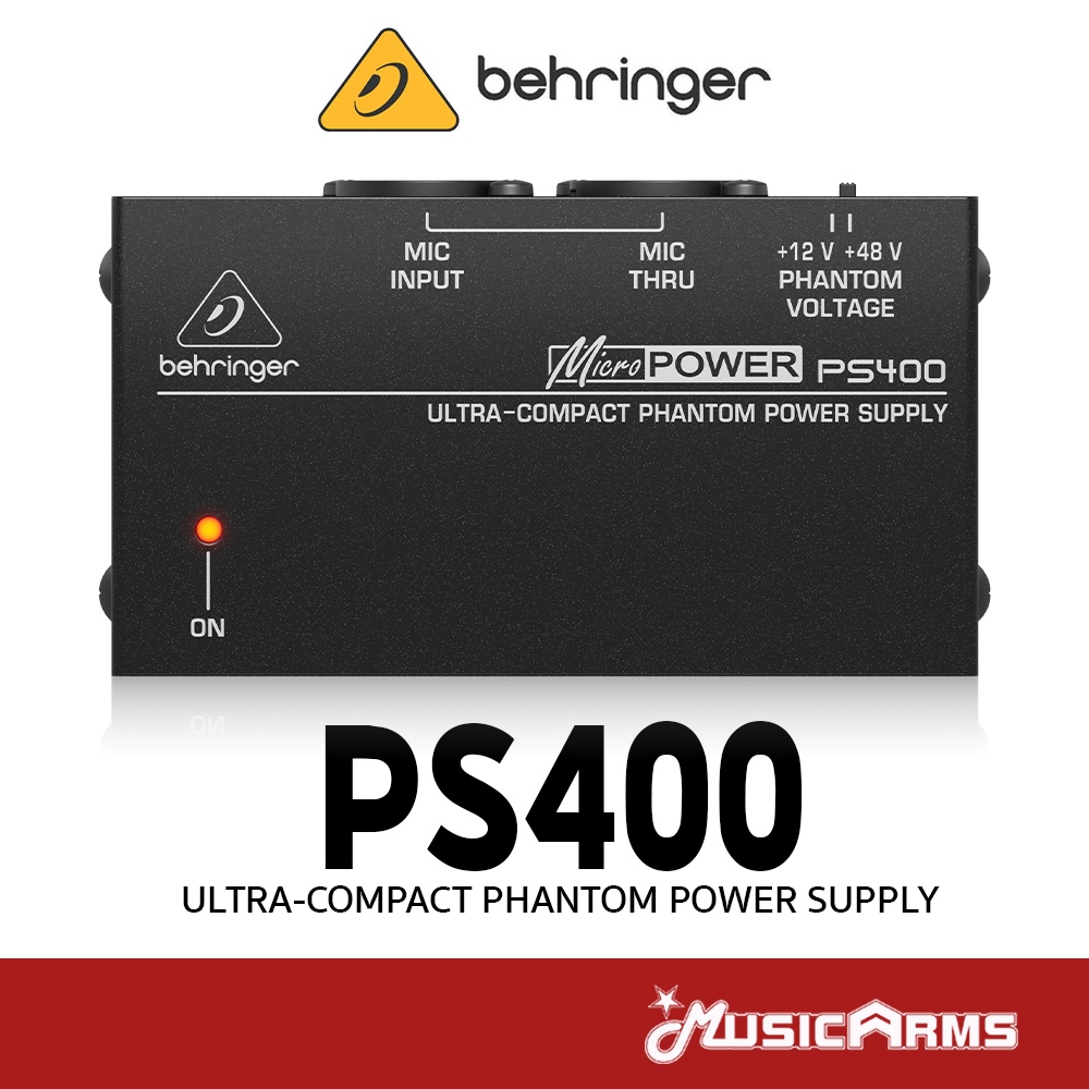 BEHRINGER PS400 เพาเวอร์ซัพพลาย Phantom Power Supply รับประกันศูนย์ ...
