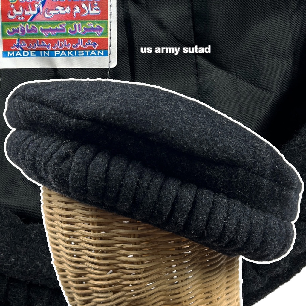 หมวก หมวกอัฟกัน คลุมศีรษะ Kopiah Afghan Kopiah Taliban Afghan Hat Pakol ...