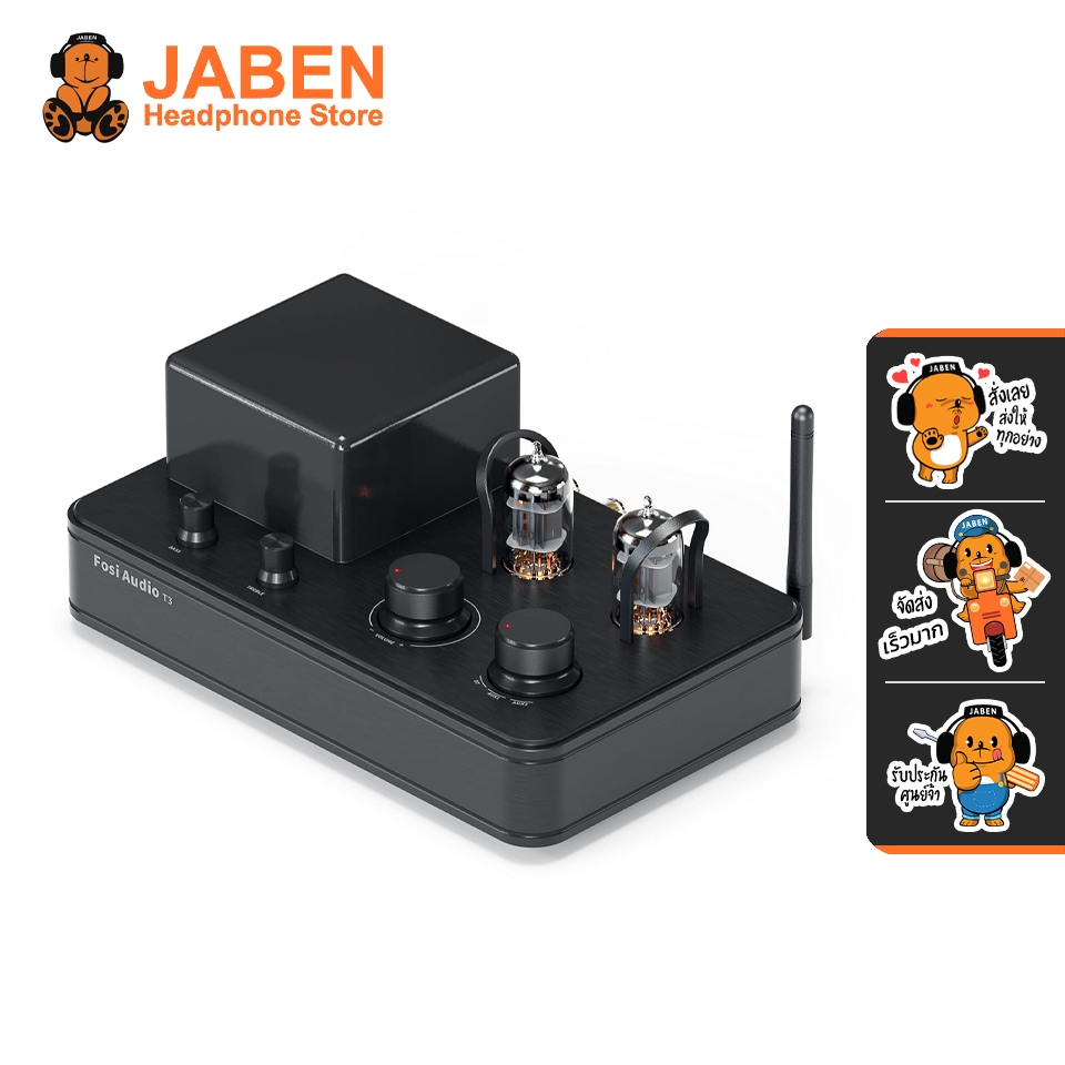 Fosi Audio T3 Bluetooth Tube Amplifier Class AB แบบ 2.1CH พร้อม Tube ...