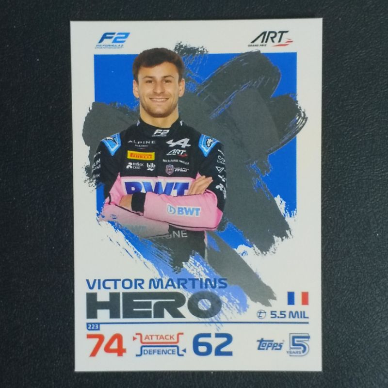 การ์ดเทอร์โบ แอทแทค 2024 F2 HERO TOPPS TURBO ATTAX 2024 FORMULA 1 ...