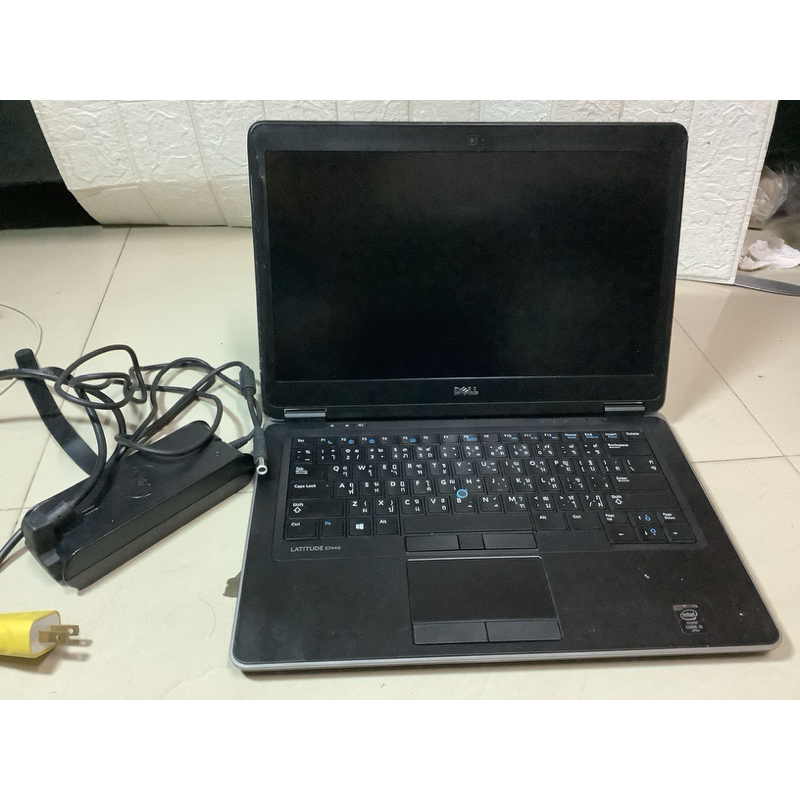 ยางตำหนิรอบๆขอบจอ Notebook i5 Gen4 Dell E7440 แบต1ชม.กว่า,Core i5 4310U ...