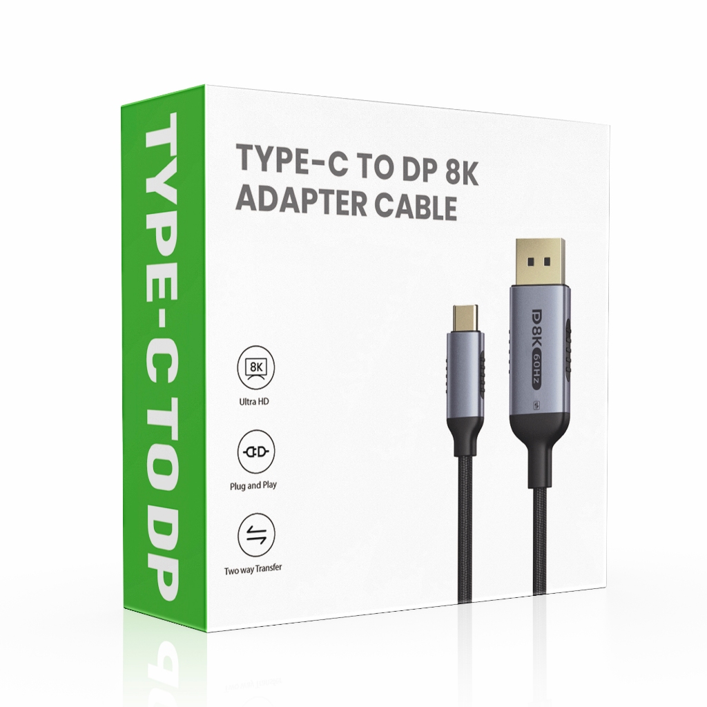 ⚡ส่งจาก กทม⚡Jasoz สายเคเบิ้ลแปลง USB C Type C to DP (DisplayPort) 8K ...