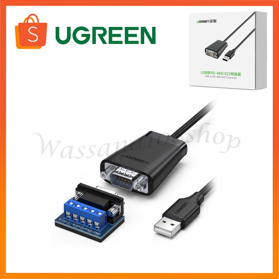 UGREEN USB to RS422 RS485 Serial Port Converter Adapter Cable DB9 Male FTDI Chip Supports ...