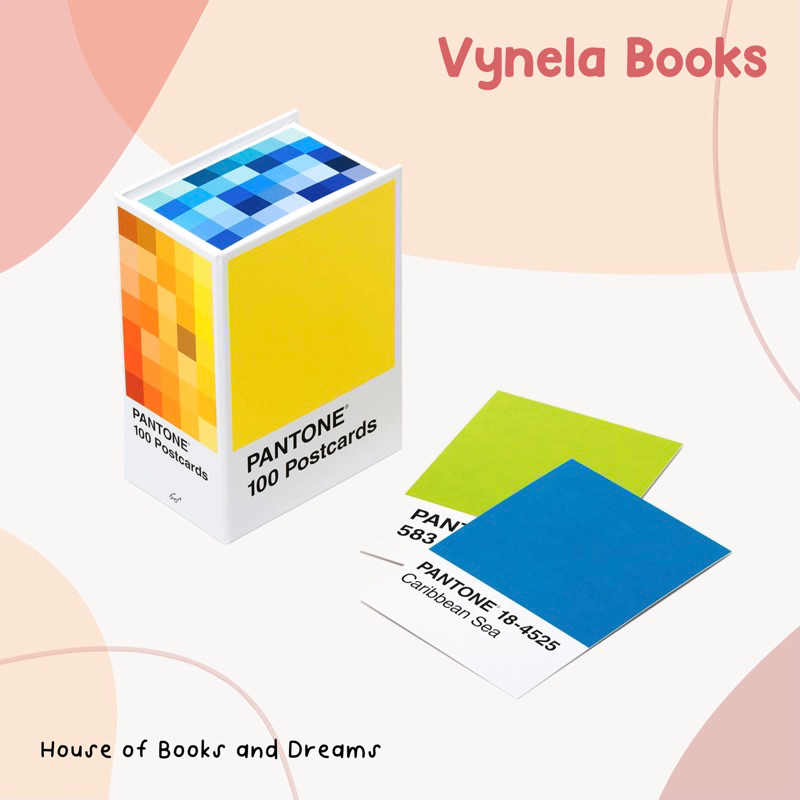 VYNELA (โปสการ์ดภาษาอังกฤษ) PANTONE ART POSTCARD BOX: 100 POSTCARDS ...