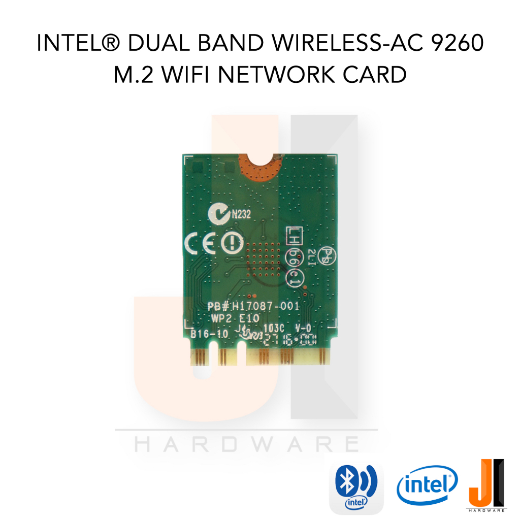 Intel® Wireless-AC 9260 NGW M.2 wireless Card + bluetooth v.5.1 dual band 2.4Ghz, 5Ghz (ของใหม่ ...