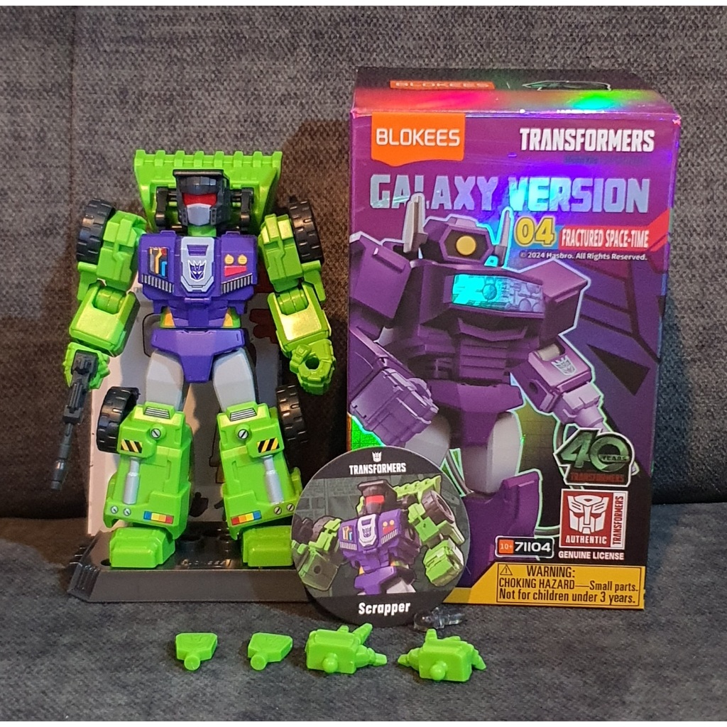 Blokees Transformers Galaxy Version 04 Scrapper ฟิกเกอร์ทรานฟอร์เมอร์ส ...