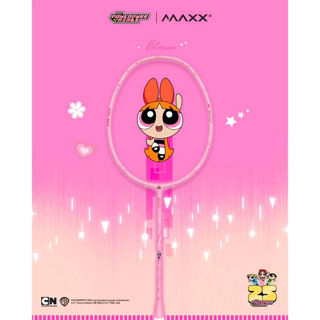MAXX X POWERPUFF GIRLS Racket (6U/G6) ไม้แบดมินตัน (สินค้าลิขสิทธิ์แท้ ...