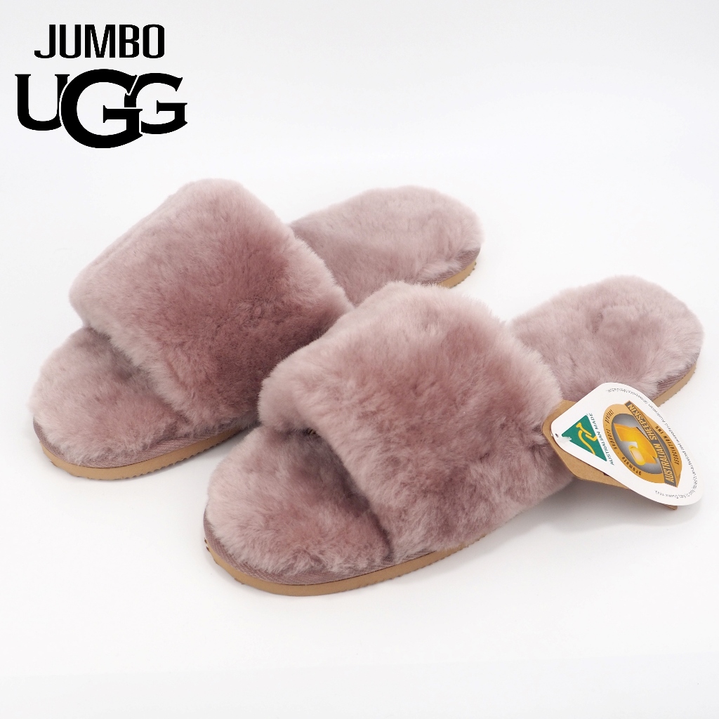 Jumbo Ugg Snowy Slippers รองเท้าสลีปเปอร์ขนแกะออสเตรเลีย เบอร์ 10 ...