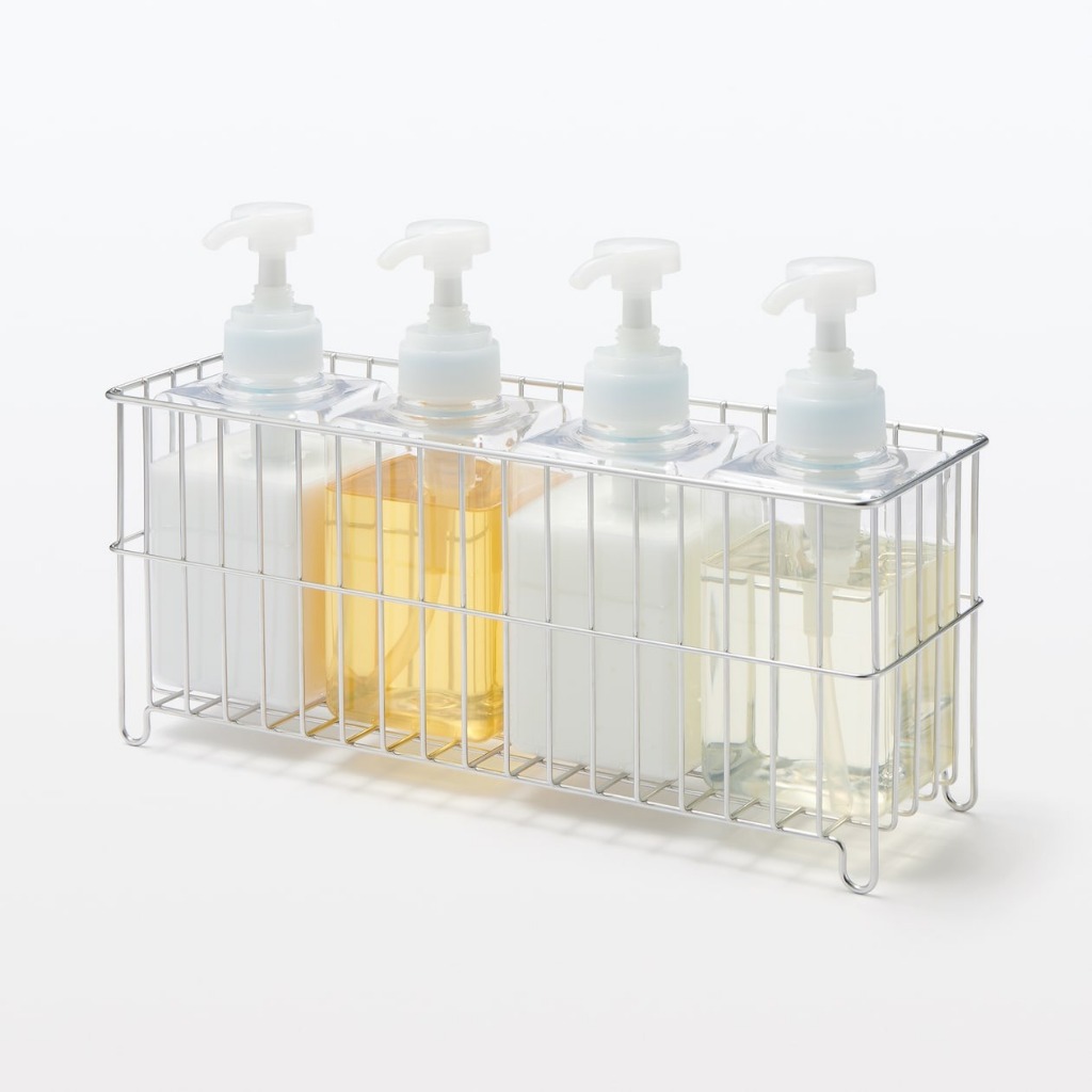MUJI มูจิ ชั้นวางขวดสแตนเลส - MUJI Stainless Steel Bottle Rack Slim ...