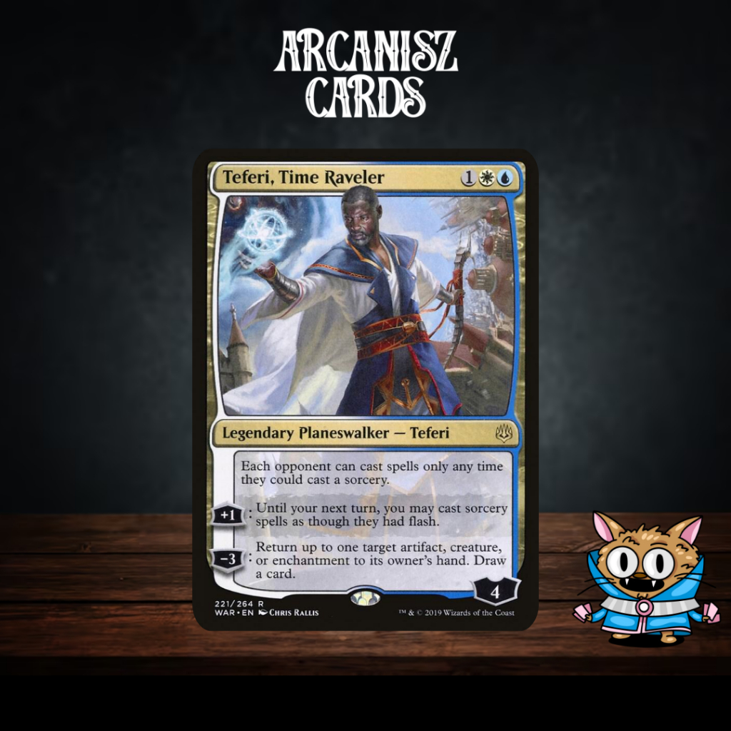 Teferi, Time Raveler การ์ด Magic The Gathering War of the Spark ...