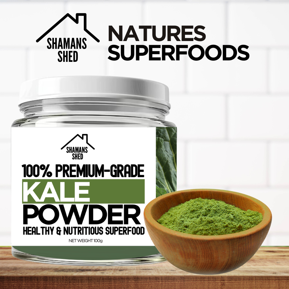 Kale Powder (100g) ผงคะน้า - Sugar-Free Nutrient-Dense Antioxidant-Rich ...