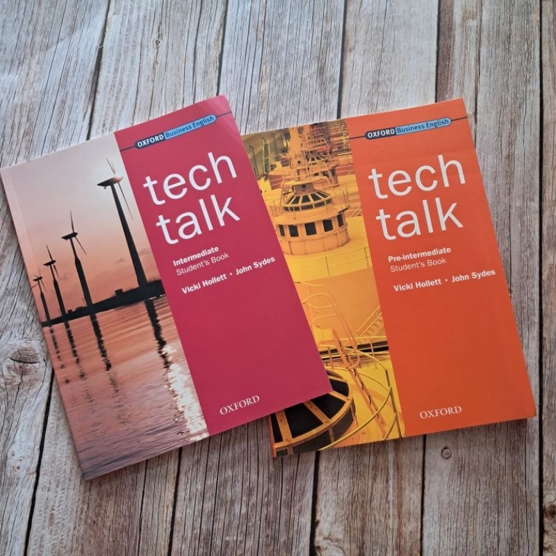 (New)Tech Talk 2 books Pre intermediate. + Intermediate student's book | Shopee Thailand