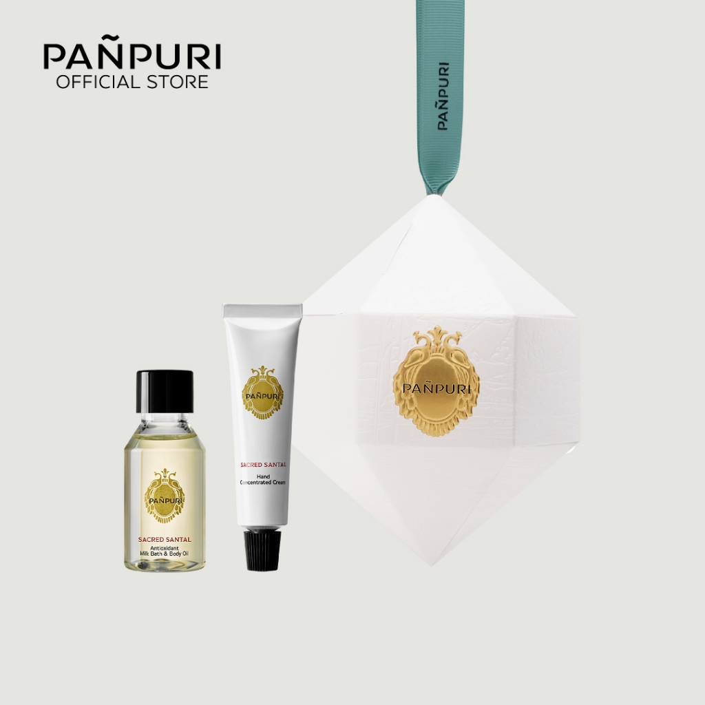 PANPURI Holiday Mini Ornament Sacred Santal Body & Hand Set ฮอลิเดย์ ...