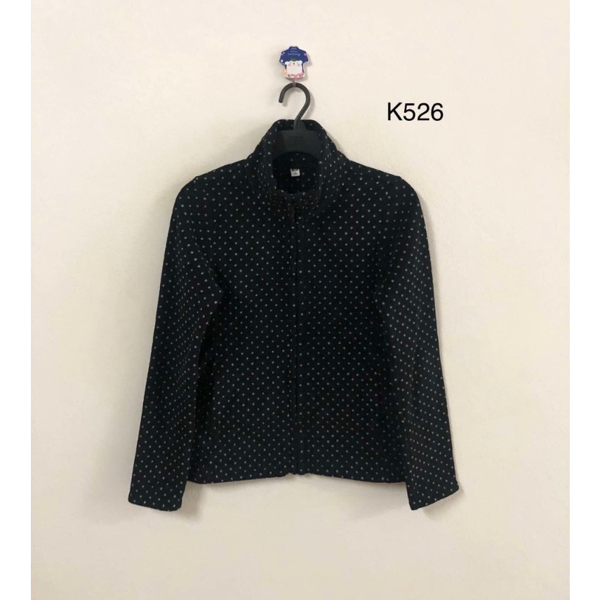M(ญ) เสื้อแจ็กเกต ผ้าฟลีซ (K526) แบรนด์ uniqlo ยูนิโคล่ | Shopee Thailand