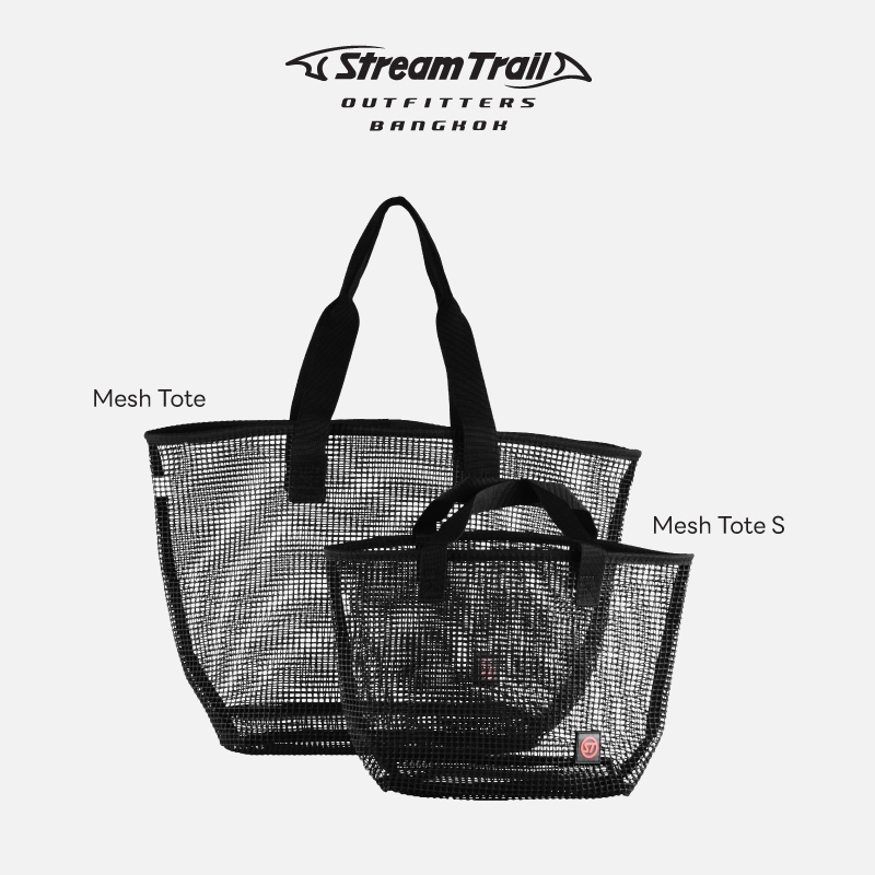 Stream Trail Mesh Tote S กระเป๋า Tote Bag ผ้า PVC ตาข่าย | Shopee Thailand
