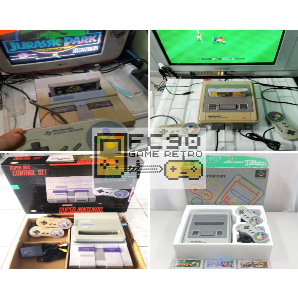 เครื่องเกมซุปเปอร์ฟามิคอม [ SFC / SNES ] มือสอง ครบชุด พร้อมเล่น Super ...