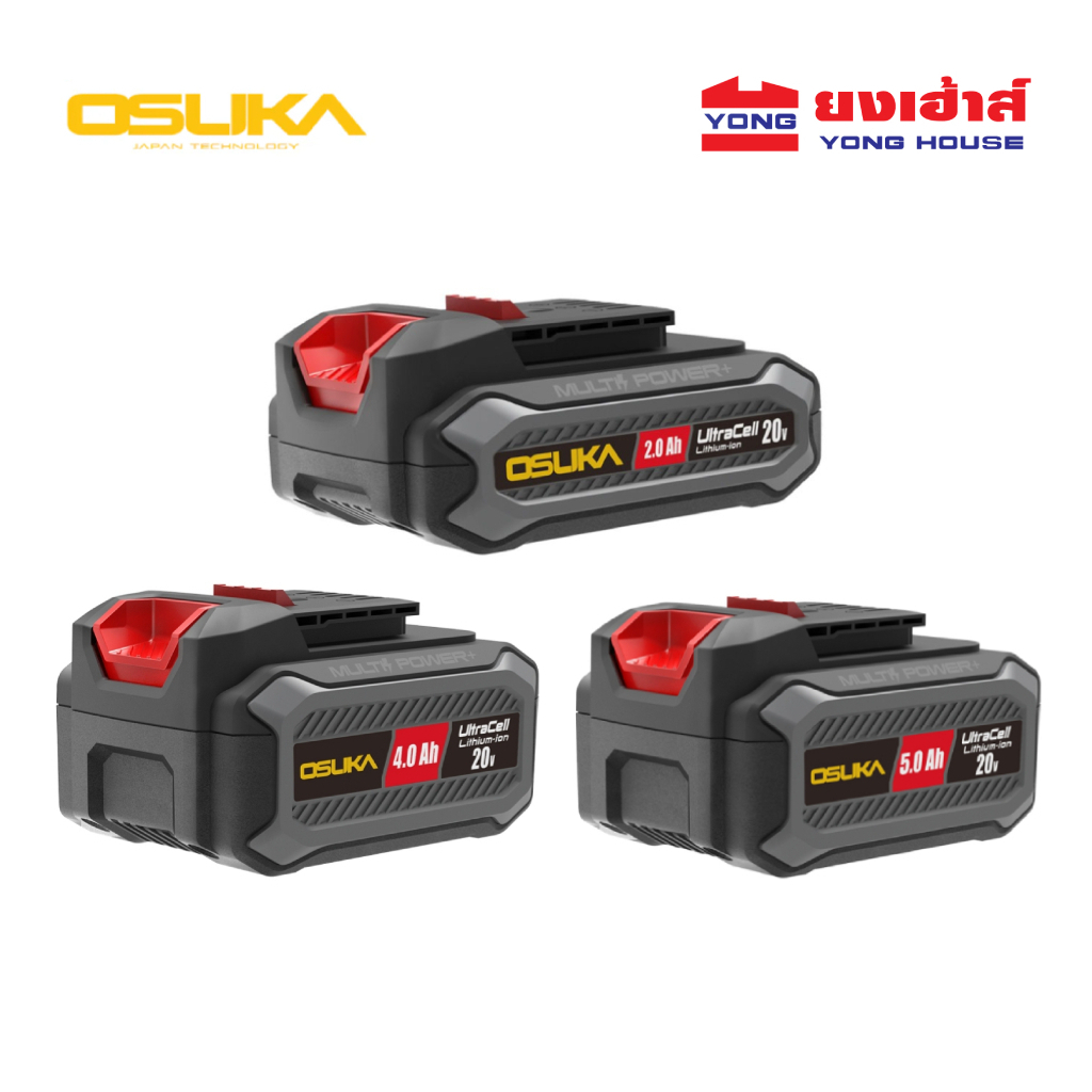 OSUKA แบตเตอรี่ 20v OCB-202 OCB-204 OCB-205 OCB-2075 OCSB-204 OCSB-205 ...