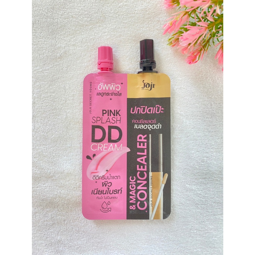 JOJI PINL SPLASH DD CREAM & MAGIC CONCEALER (แบบซอง) | Shopee Thailand