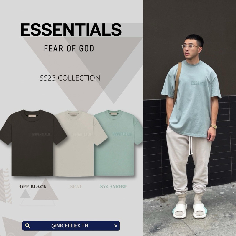 𝗙𝗲𝗮𝗿 𝗼𝗳 𝗚𝗼𝗱 𝗘𝘀𝘀𝗲𝗻𝘁𝗶𝗮𝗹𝘀 𝗧-𝗦𝗵𝗶𝗿𝘁𝘀 𝗦𝗦𝟮𝟯 / 𝗙𝗪𝟮𝟮 🎉𝗔𝗨𝗧𝗛𝗘𝗡𝗧𝗜𝗖💯 | Shopee Thailand