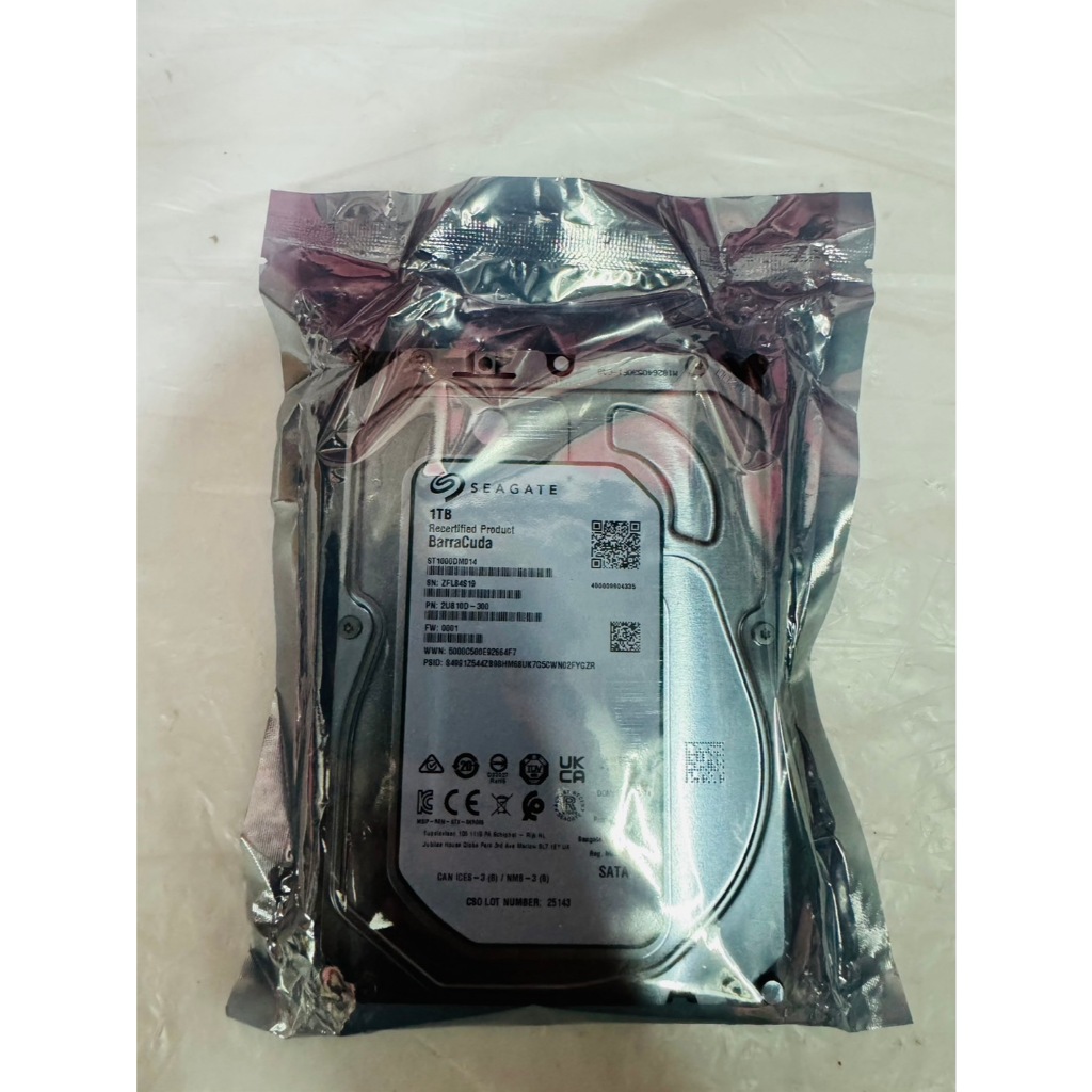 ขายHDDมือหนึ่ง SEAGATE BARRACUDA 1TB /WD Purple 4TB HDD WD43PURZ ...