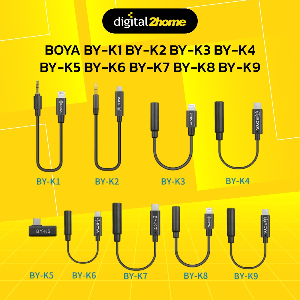 BOYA BY-K1 BY-K2 BY-K3 BY-K4 BY-K5 BY-K6 BY-K7 BY-K8 BY-K9 | Shopee Thailand