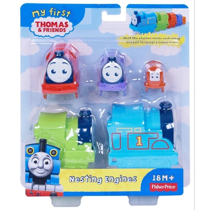 Fisher Price Thomas & Friends DVR11 My First Nesting Engines Toy ...
