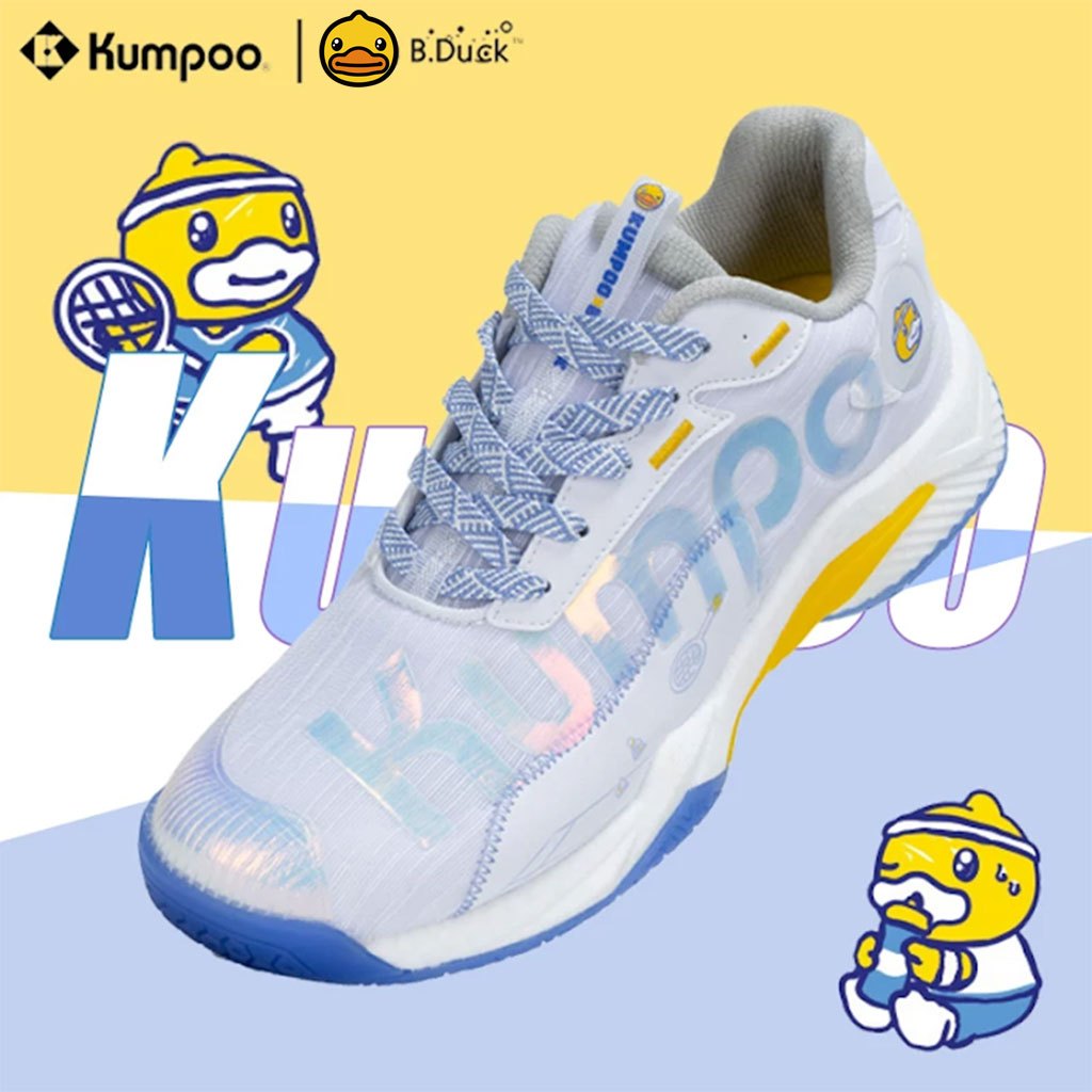 รองเท้าแบดมินตัน Kumpoo รุ่น KH-D72PRO B.DUCK (BL/YL) New | Shopee Thailand