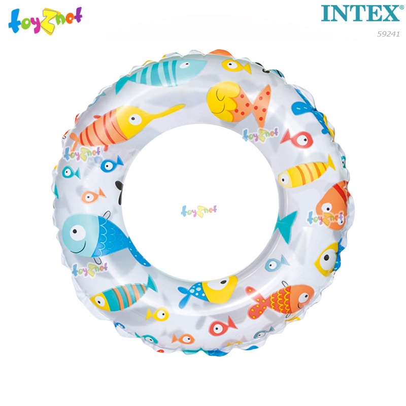 Intex ห่วงยางลายปลาการ์ตูน 24 นิ้ว (61 ซม.) รุ่น 59241 | Shopee Thailand