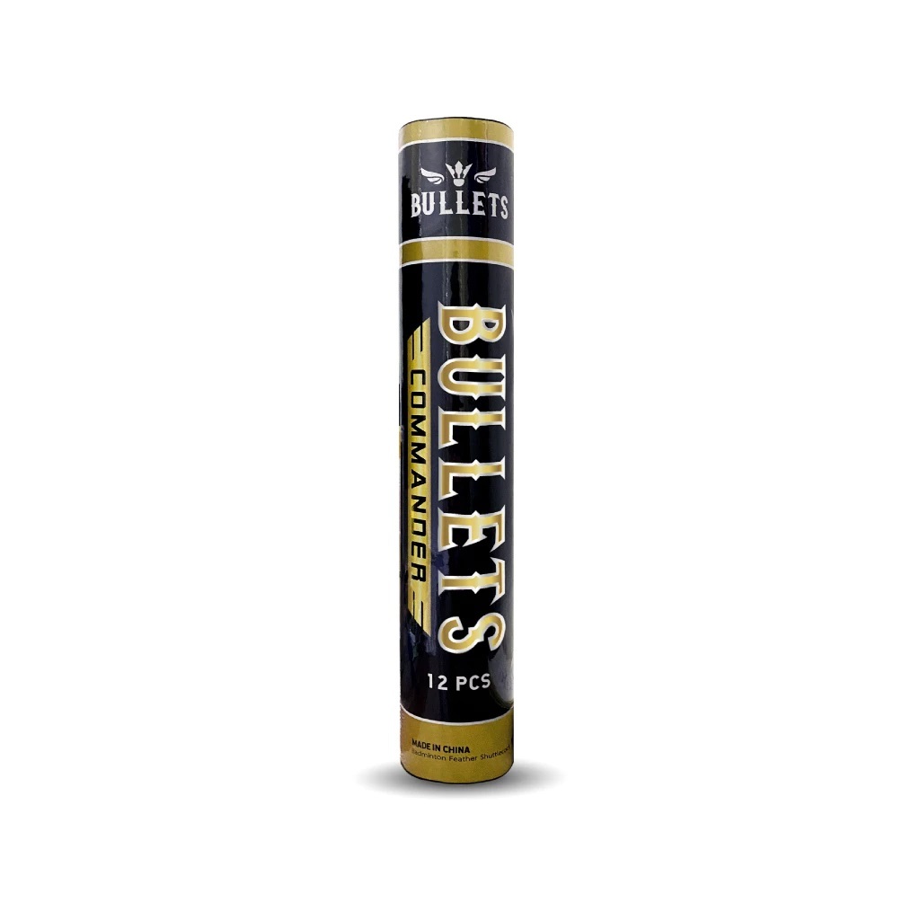 BULLETS ลูกแบดมินตัน รุ่น COMMANDER SPEED 76 ขนห่าน เกรด A คัดพิเศษ ระดับแข่งขัน | Shopee Thailand